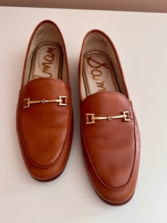 Sam Edelman | Shoes | Sam Edelman Womens Cognac Leather Loraine Loafers ...